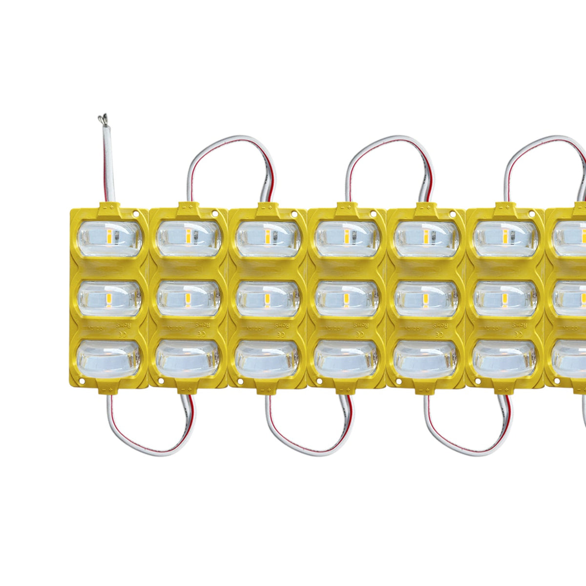 MODULO LED CON TRIPLE LUPA AMBAR – AUTOLUZ